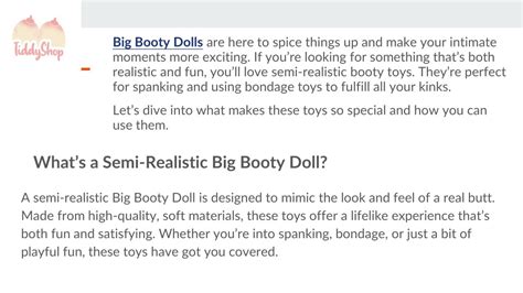 Ppt Get Hands On With This Big Booty Doll Perfect For Spanking