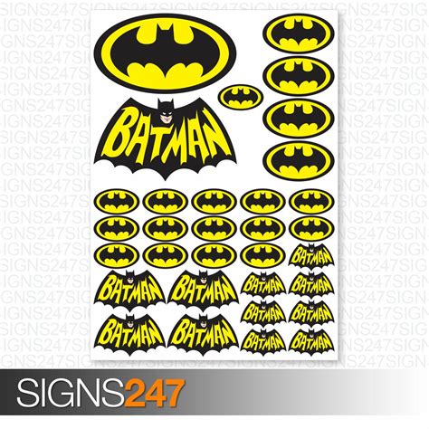 Batman Logo Stickers Batman Batman Logo 4 Vinyl Sticker