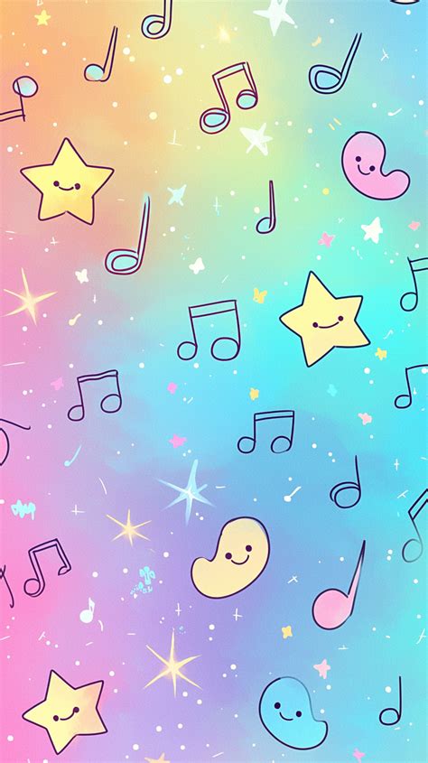 Cute Iphone Wallpaper 🌸 Cuteiphonewallpaper Cute Music Note