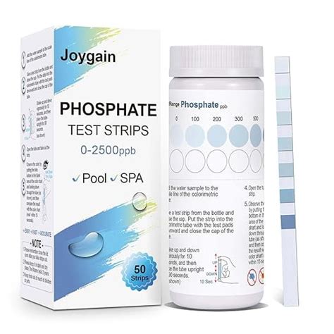 Phosphate Test Kit For Pool Hot Tub 50pcs Phosphate Test Strips Accurate Water Testing For