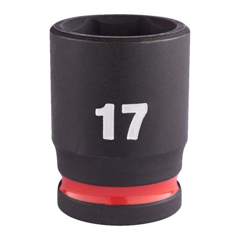 Milwaukee 17mm 38” Sq Shockwave Impact Standard Socket Milwaukee
