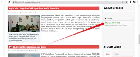 Waktu Di Komentar Artikel Tidak Sesuai · Issue 3985 · Opensidopensid