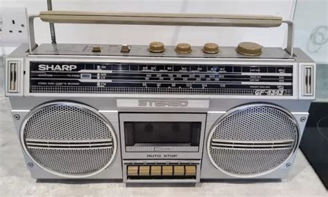 Vintage Sharp Variable Sound Monitor Boombox Portable Radiocassette £3200 Picclick Uk