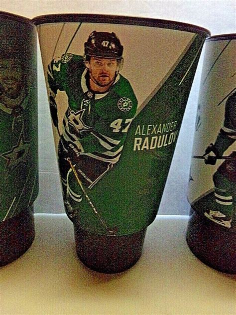 4 Nhl Dallas Stars Hockey Plastic Cups Radulovklingbergbenn And Seguin