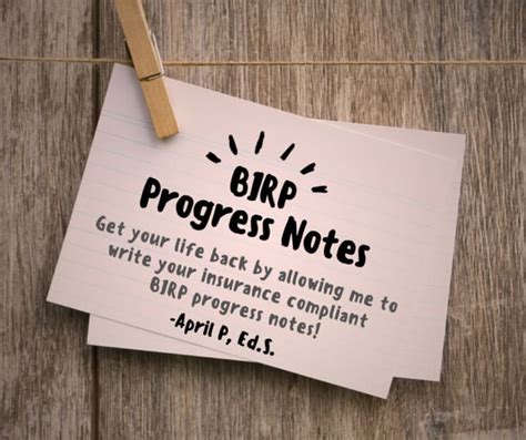 Insurance Compliant Birp Progress Notes By Aprilparmer Fiverr