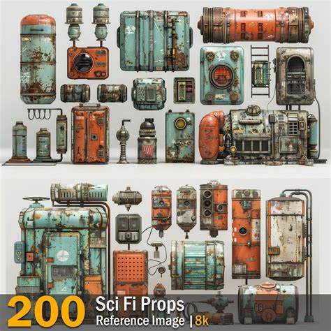 Artstation Sci Fi Props Reference Images 8k Lumière Sci Fi Props Sci Fi Concept Art