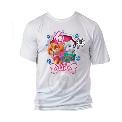 Camiseta Skye Paw Patrol Camisetas Personalizadas Costa Rica