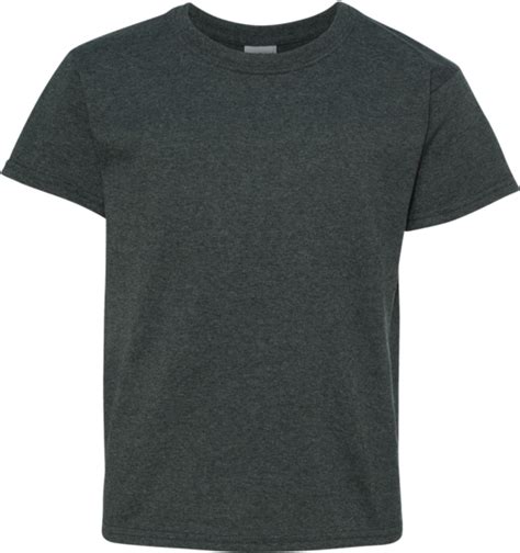 Download Dark Heather Crewneck T Shirt Mockup
