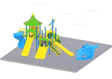 Pbgem 02 Gemi Model Çocuk Oyun Parkı Park Bahçemiz