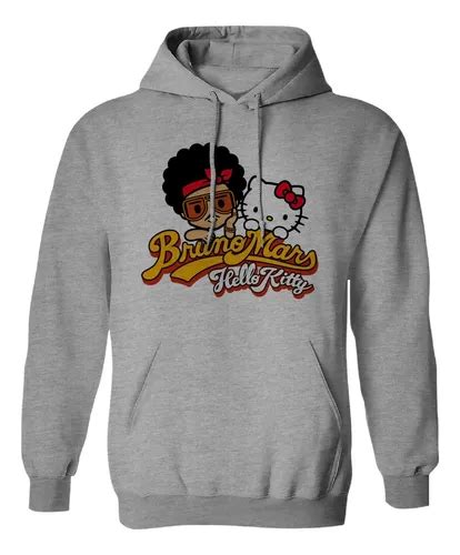 Sudadera Con Capucha Bruno Mars Y Hello Kitty Mercadolibre