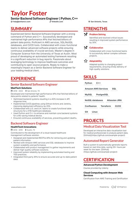 5 Lead Data Engineer Resume Examples And Guide For 2024