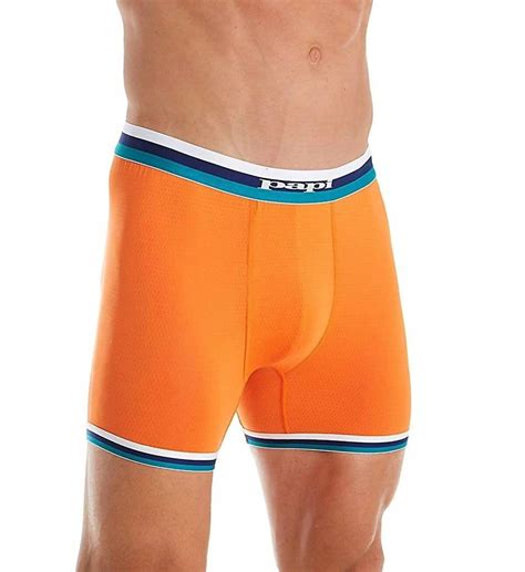 Buy Papi Retro Original Mesh Boxer Brief In Dragonfire Orange At 29