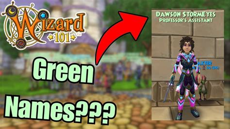 What Are These Green Names In Wizard101 Youtube