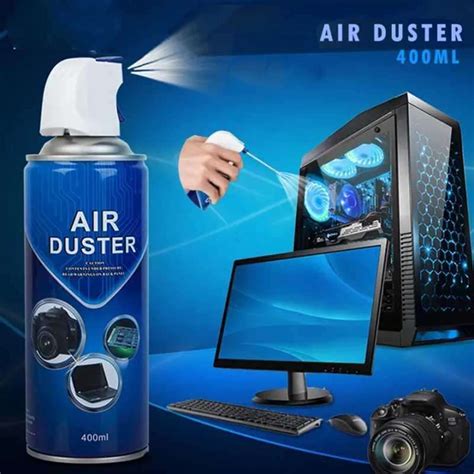 Promo Air Duster Semprotan Angin High Pressure 400ml Otomatis Kompresor Angin Besar Mesin