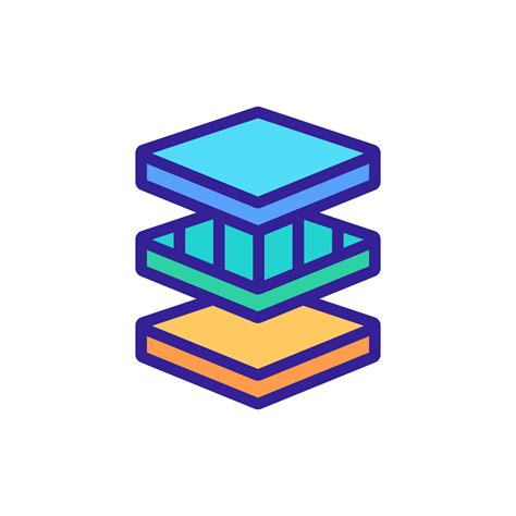 Floor Samples Different Designs Icon Vector Outline Illustration