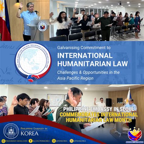 Philippine Embassy In Seoul Commemorates International Humanitarian Law