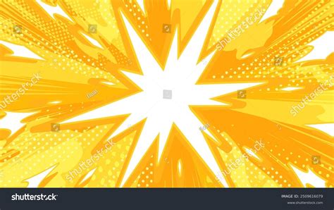 Simple Comic Book Style Explosion Effect Stock Vector Royalty Free