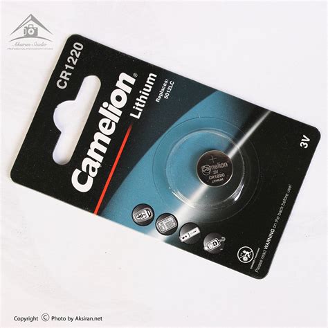 قیمت، مشخصات و خرید باتری سکه ای کملیون مدل CR1220 - فروشگاه عکسیران