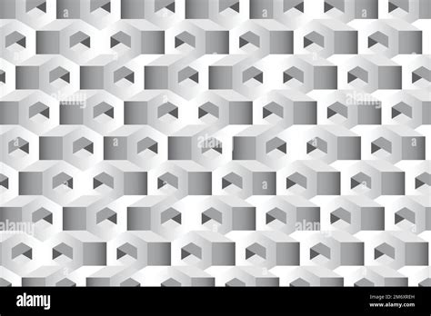3d gray hexagonal patterned background vector stock vector image and art
