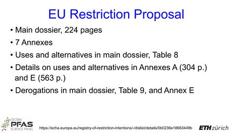 Oecd Global Forum On The Environment Dedicated To Per And Polyfluoroalkyl Substances An