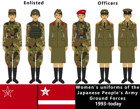 Jpa Ground Forces Womens Uniforms 1993 Today By Redjapan1924 On Deviantart