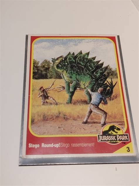 Jurassic Park Kenner Action Figure Collector Cards Rnostalgia