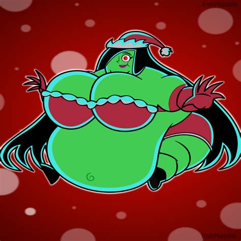 Rule 34 Bbw Big Breasts Big Butt Christmas Outfit Danny Phantom