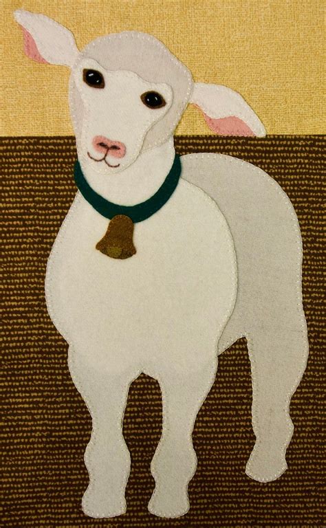 New Series The Sheep Wool Applique Pattern Etsy Farm Quilt Sheep