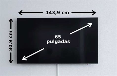 ¿cuánto Mide Un Tv De 65 Pulgadas Blog Pccomponentes