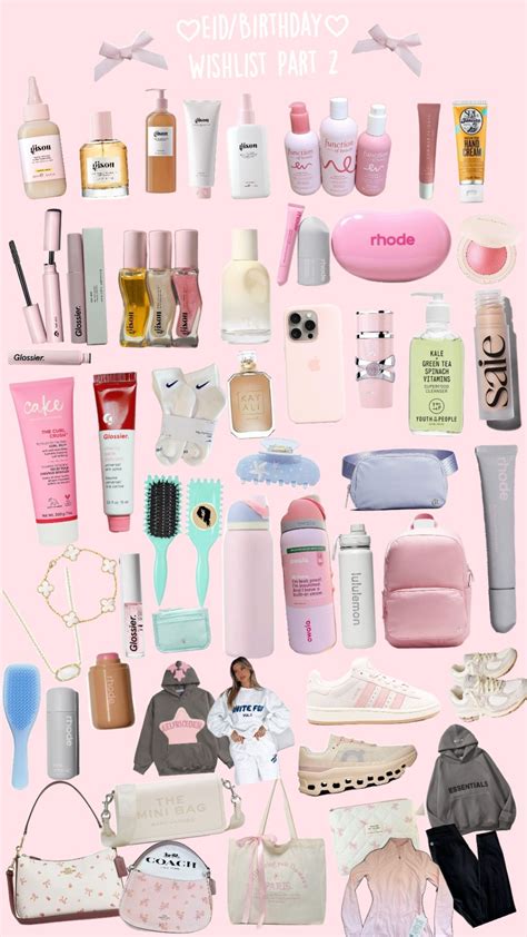 Birthday List Ideas