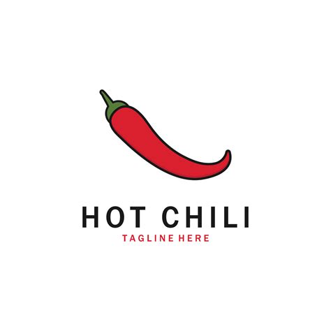 Spicy Red Chilli Logo Icon 26232230 Vector Art At Vecteezy