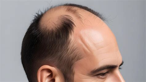 Alopecia Male Pattern Baldness Close Up Image Premium Ai Generated Image