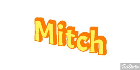 Mitch Name Animated  Logo Designs