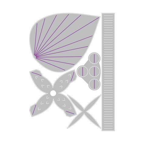 Sizzix Ornamental Stems Thinlits Dies By Olivia Rose For Die Cutting