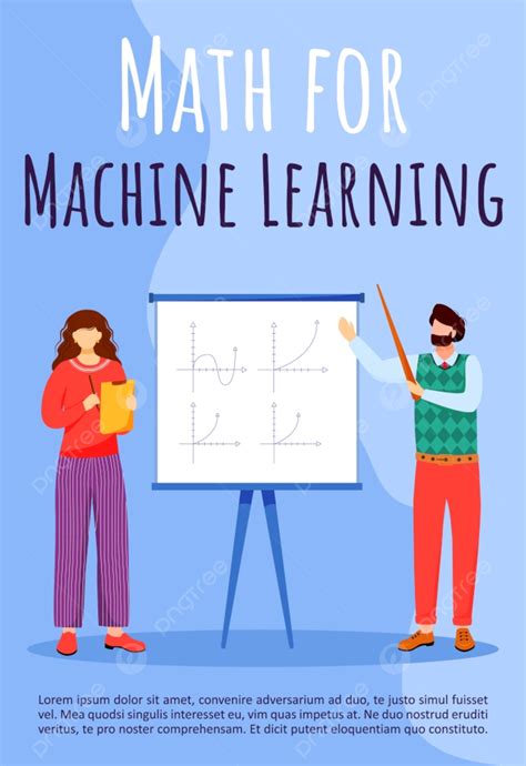 Math For Machine Learning Poster Vector Template Template Download On