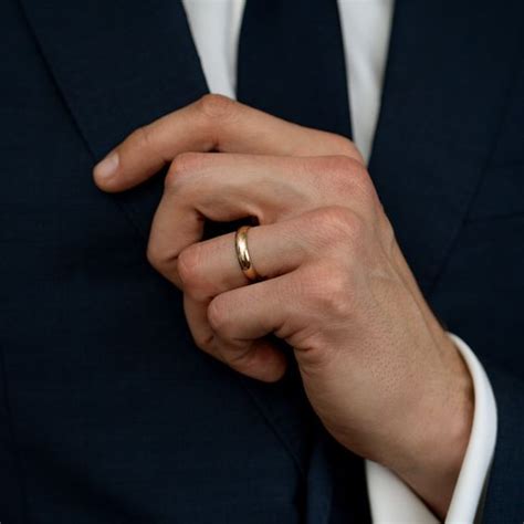 Discover 2024s 18 Top Gold Wedding Bands For Men Elegance Meets Personal Style