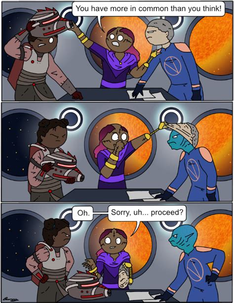 Funny Mass Effect Tali Comics