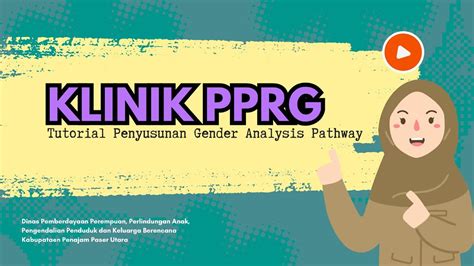 Tutorial Penyusunan Gap Gender Analysis Pathway Youtube