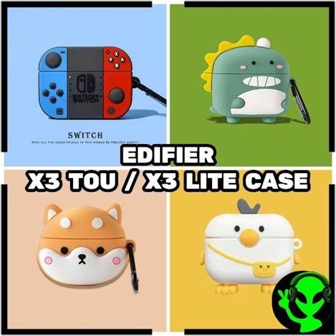 Edifier X3 Lite Case Cute Cartoon Protective Case Soft Silicone Case Edifier X3 Case Shopee