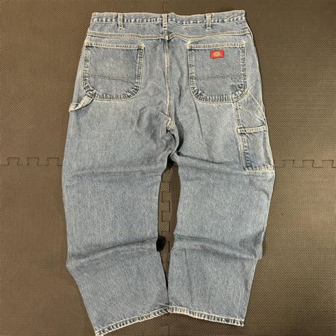 Baggy Denim Dickies Carpenter Pants Tagged Size Depop