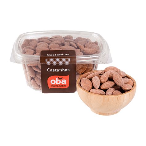 Amêndoa Chilena Torrada E Salgada Oba Bem Querer 200 G Oba Hortifruti