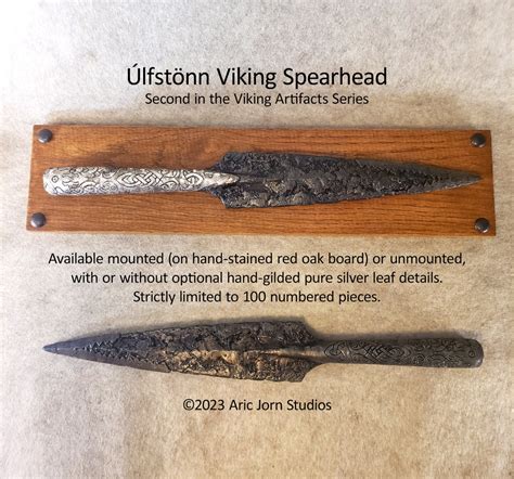 Úlfstönn Wolfs Tooth Viking Spearhead 2nd In The Viking Artifact