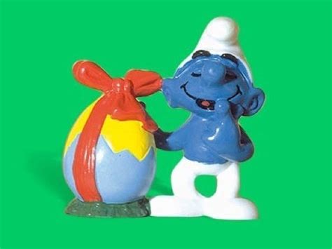 Smurf With Egg Red Figures And Toy Soldiers Hobbydb