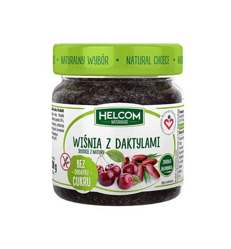 Cherry And Dates Spread Helcom Natural Products Online Shop Uk