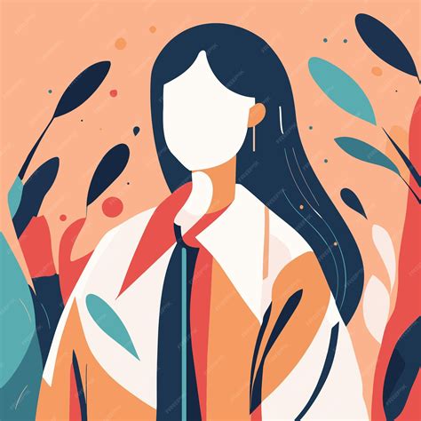 Premium Vector Free Vector Illustration Women With Flowers Abstract