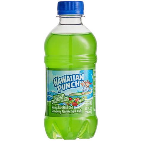 Hawaiian Punch Green Berry Rush 10 Fl Oz 24case