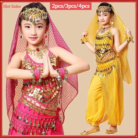 [zst]belly Dancing Costume Oriental Dance Set Girls Dancer Indian