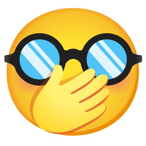 Create Unique Face With Open Eyes And Hand Over Mouth And Disguised