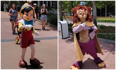 We Ran Into More Rare Disney Characters In Epcot Chip And Company