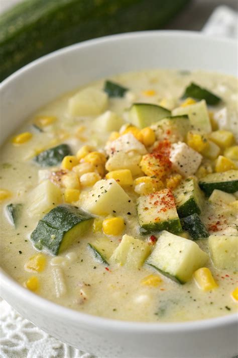 Summer Corn And Zucchini Chowder Recipe 2026